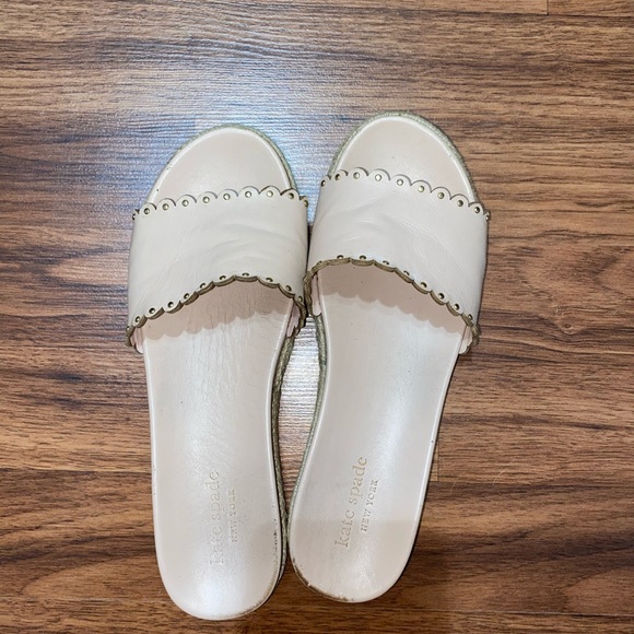 kate spade | Shoes | Kate Spade Pink Slide Sandals | Poshmark